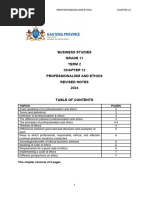 Ethics and Professionalism Grade 12 Notes | PDF | Taxes | Employment