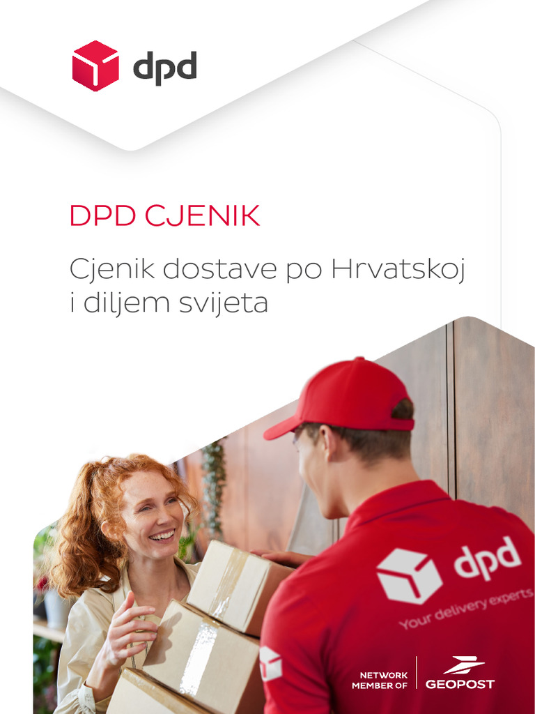 DPD Cjenik Dostave Po Hrvatskoj I Diljem Svijeta 1.1.2024. | PDF