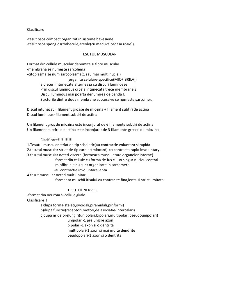 Biologie Tesuturi | PDF | Histología | Anatomía