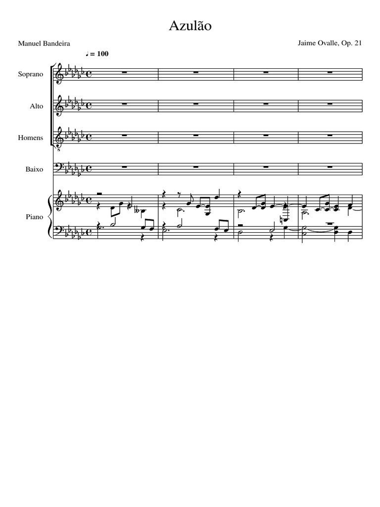 Azulo - Madrigal Vozes Do Campeche | PDF