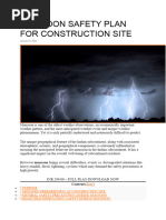 Pre Monsoon Checklist | PDF | Safety | Nature