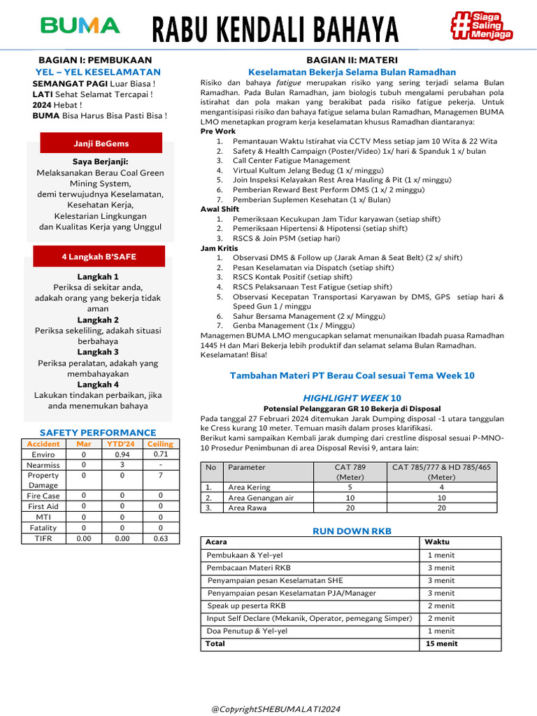 Materi RKB 06 Maret 2024 | PDF