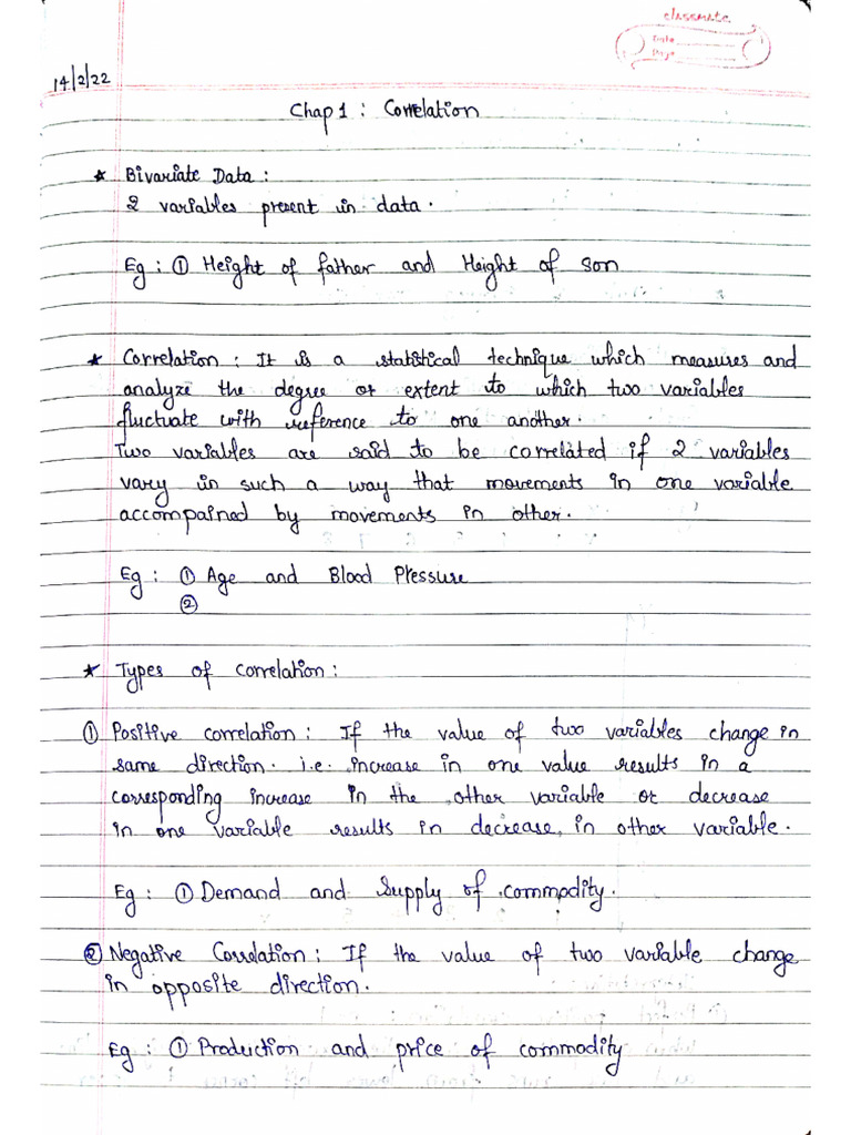 Correlation Bhagyashree | PDF