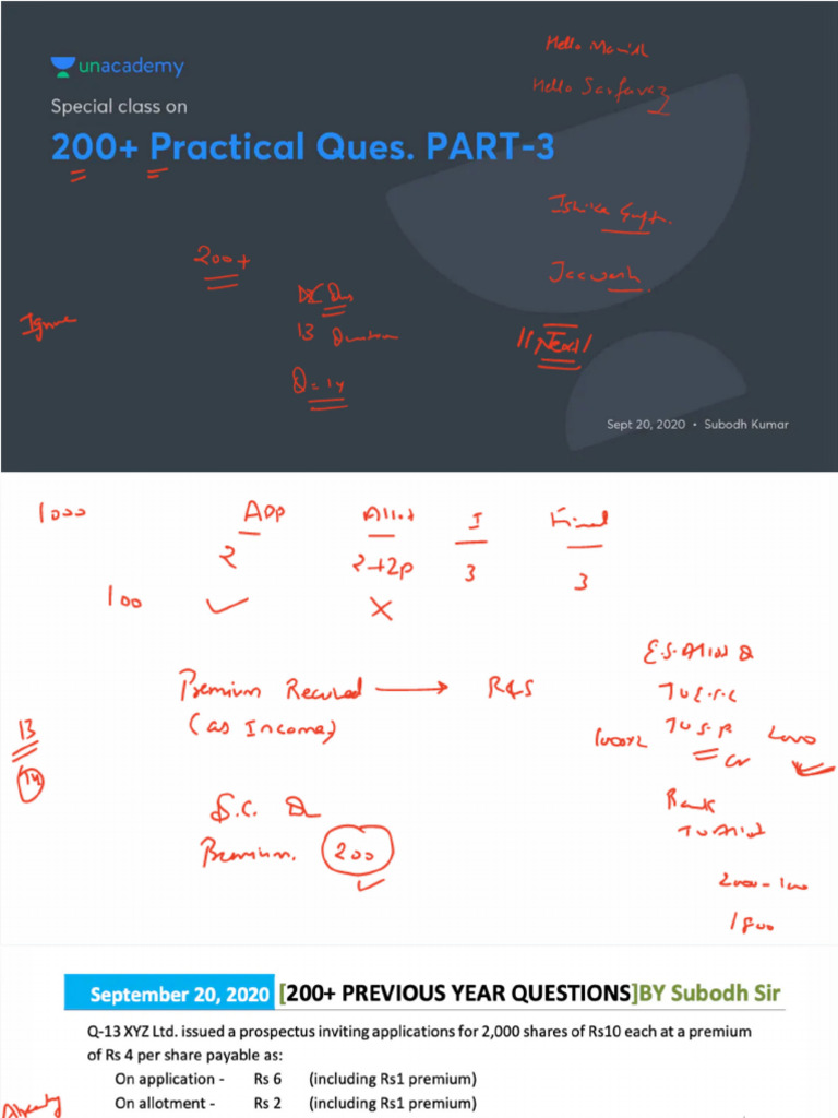 200 Practical Ques PART3 With Anno | PDF