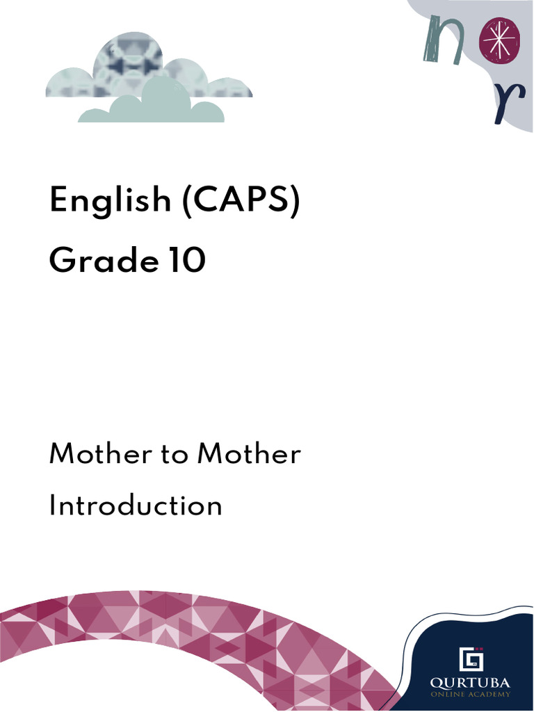 1707076540023-3.4. Mother To Mother - Introduction | PDF | Apartheid
