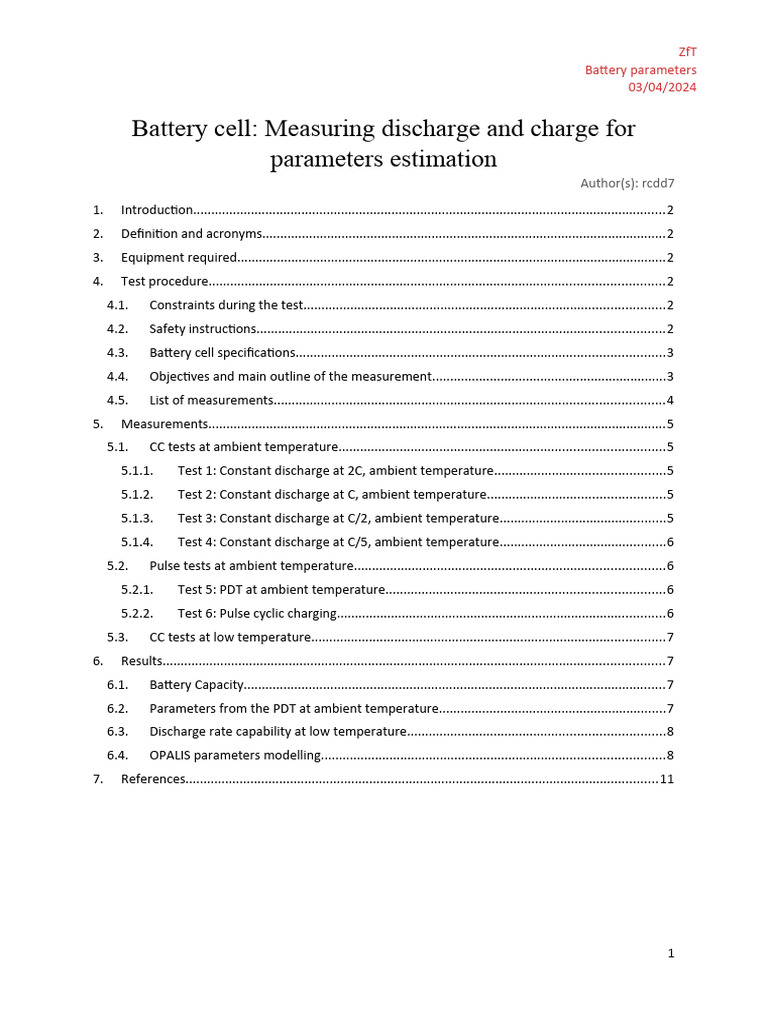 measurement_battery_cell | PDF | Electronics | Electrical Engineering