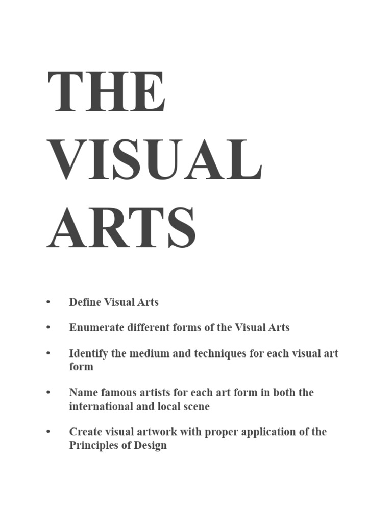 Art Appreciation Lecture 3 | PDF | Paintings | The Arts