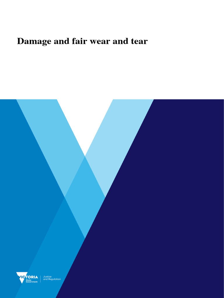 Guidelines on Fair Wear and Tear | PDF | Renting | Leasehold Estate