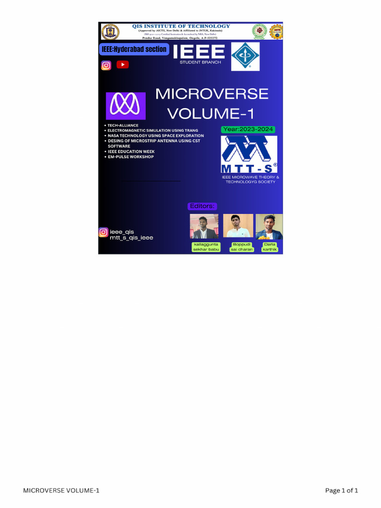Microverse Volume-1 | PDF