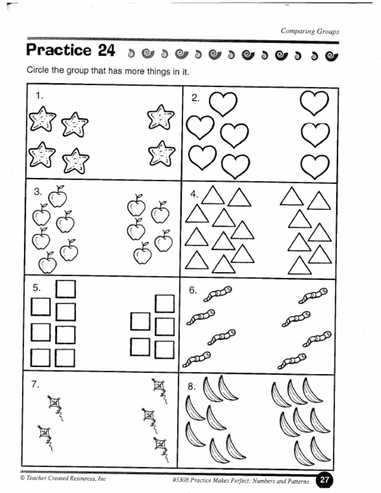 Unit 3 Week 1 Greater Than Worksheet | PDF