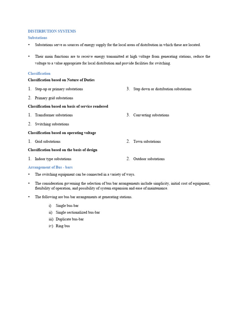 Distirbution Systems | Download Free PDF | Electric Power Distribution ...