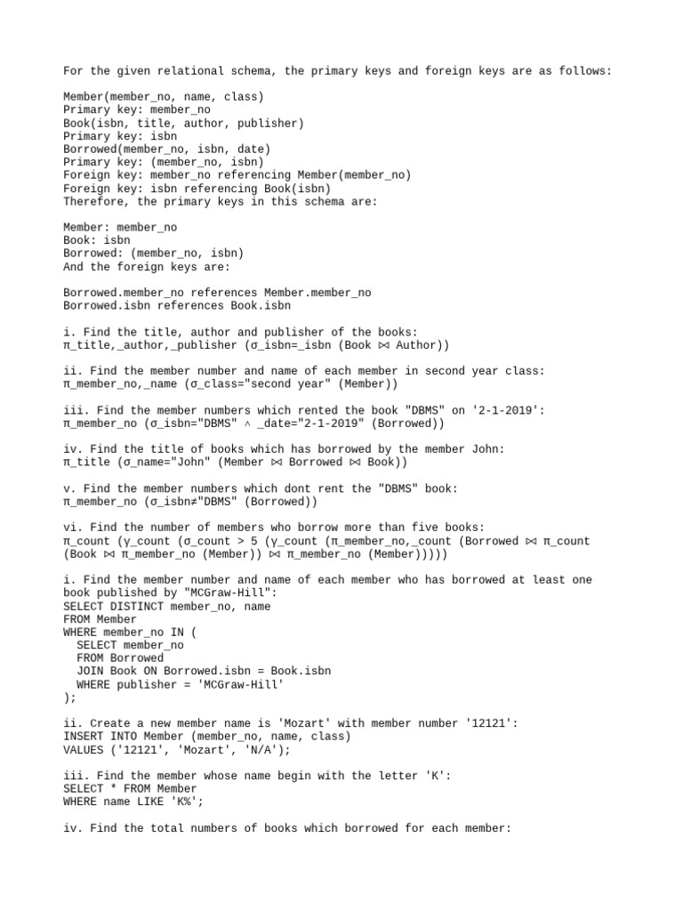 SQL 2 | PDF | Data | Databases