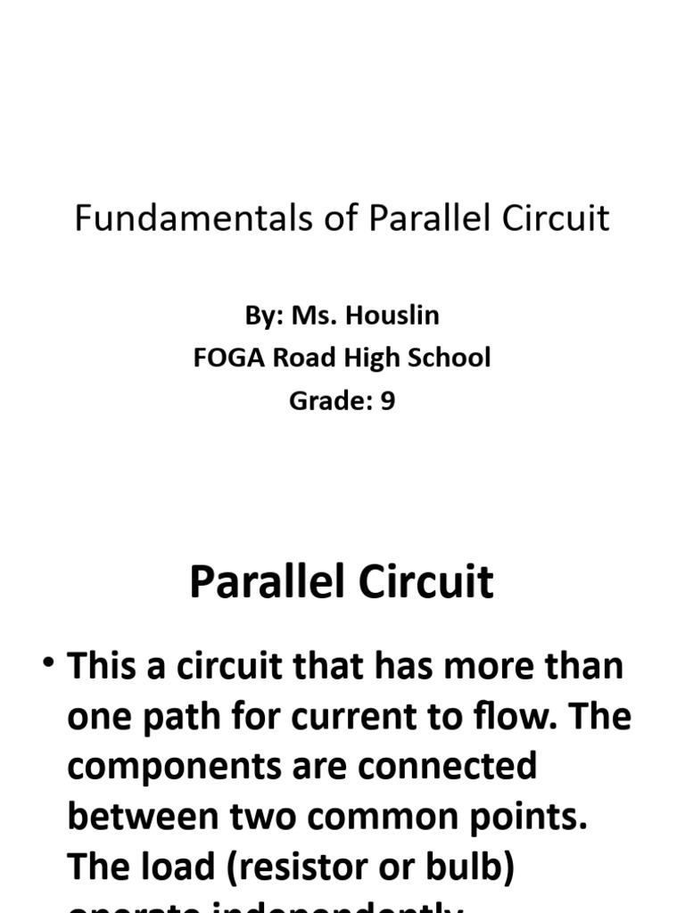 Understanding Parallel Circuits Basics | PDF | Technology & Engineering