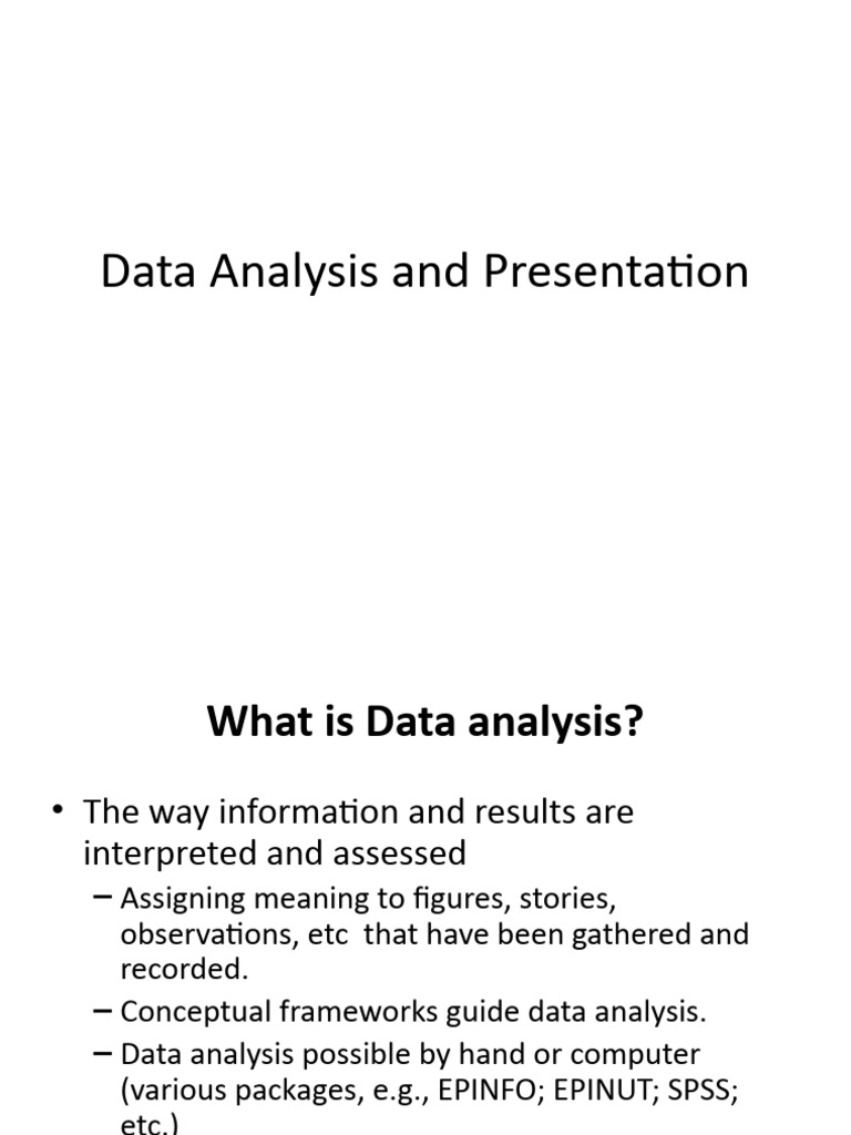Week 12 Data Analysis and Presentation | PDF | Mean | Analysis Of Variance