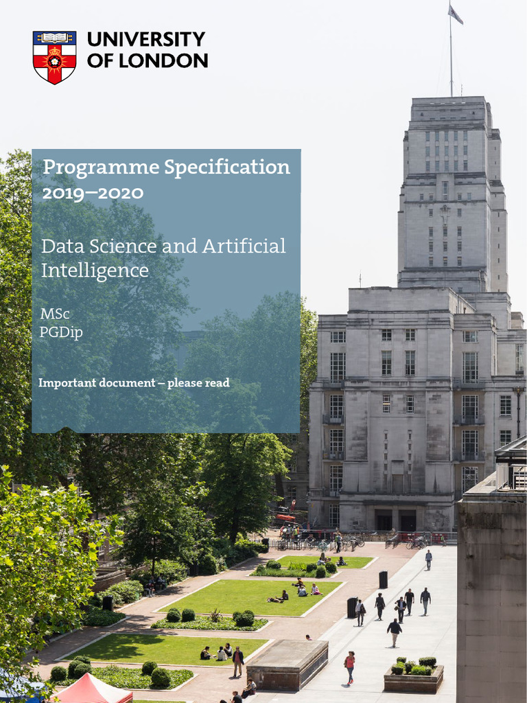Progspec MSC Datascience Ai 2019 20 | PDF | Master's Degree | Academic ...