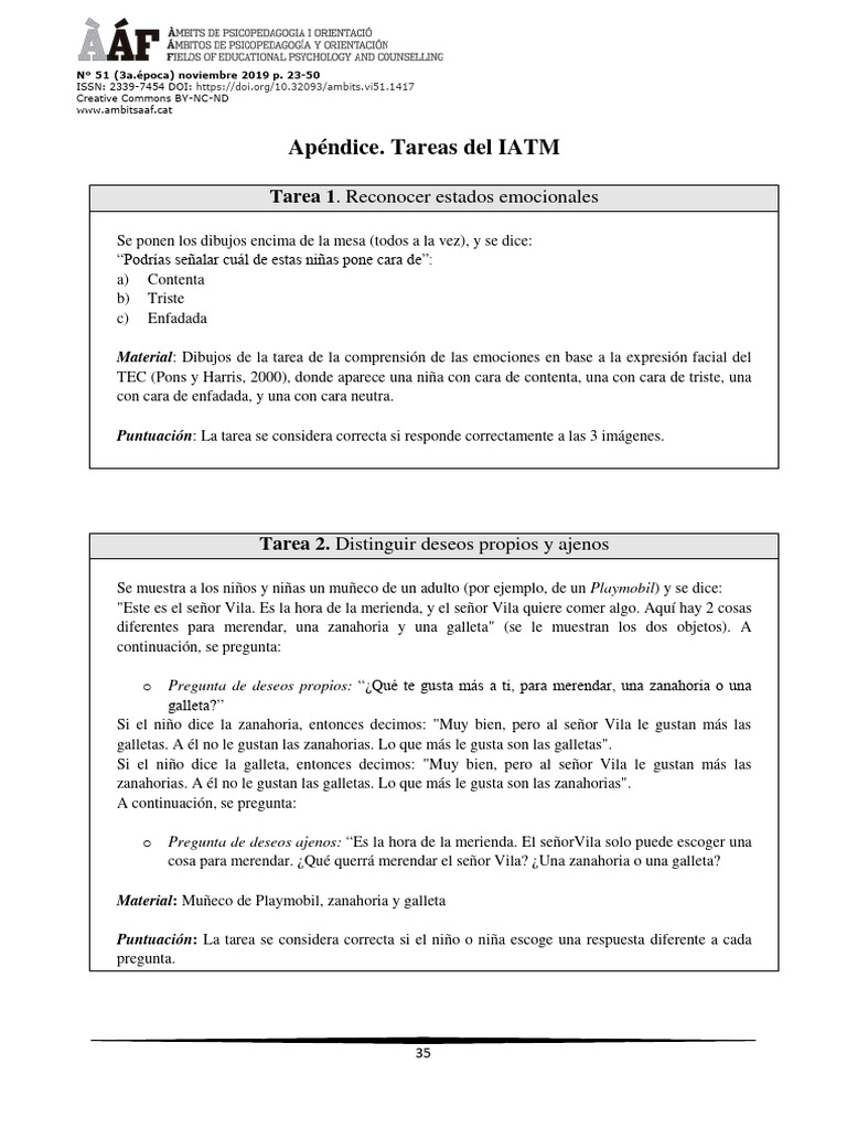 Tareas Del IATM | PDF