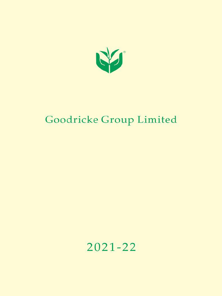 Goodricke Group Annual Report 2021-22 | PDF | Login | Password