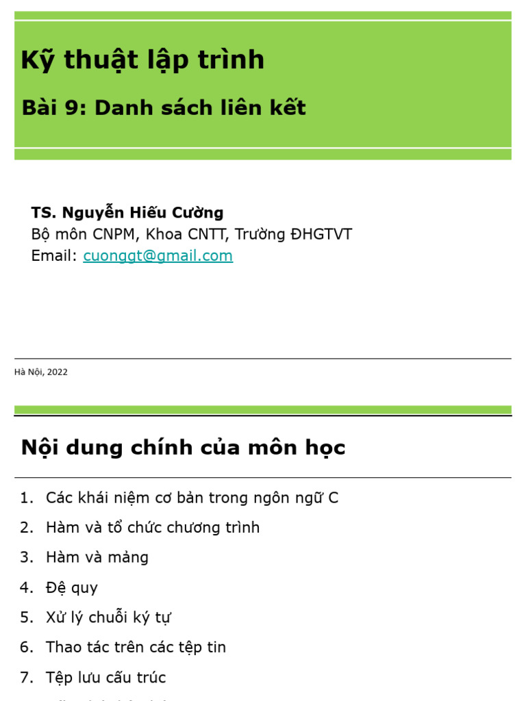 LTNC Bai 09 | PDF