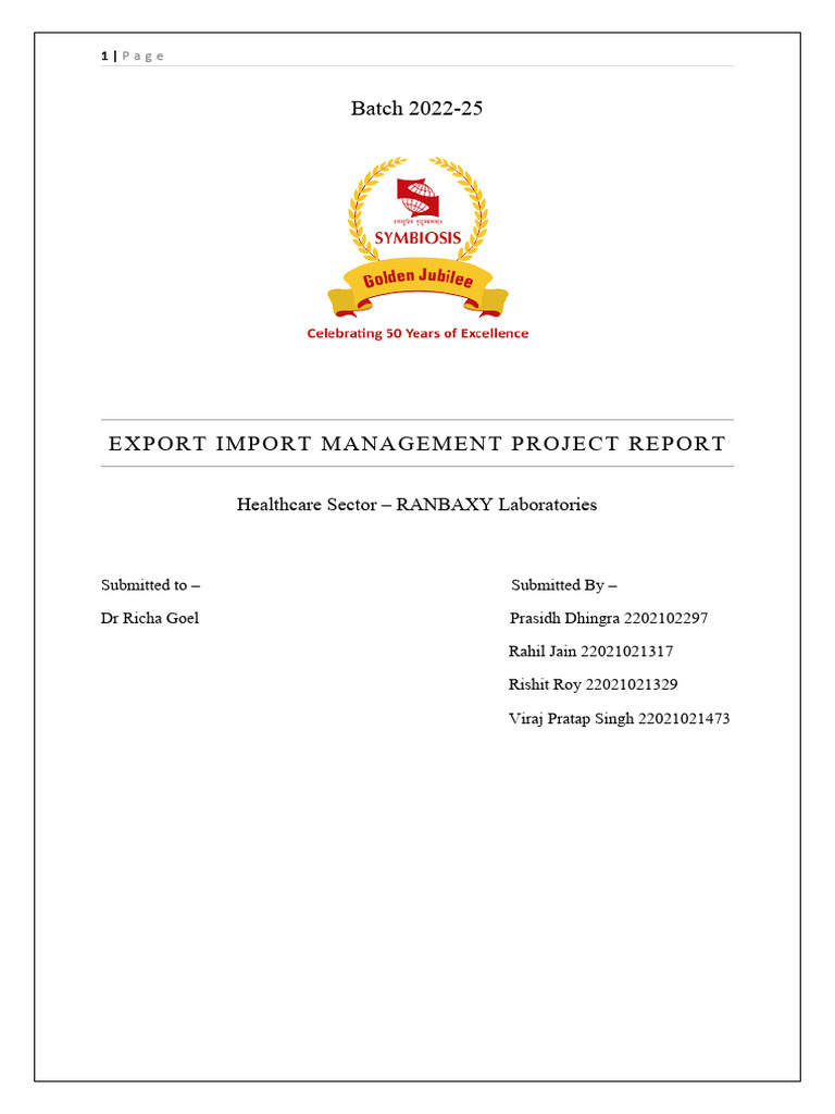 Export Import Management Component 2 | PDF | Cost Of Living | Health Care