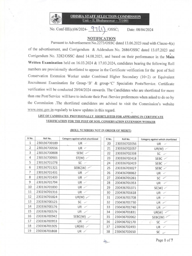 Result CHSE 2023 | PDF