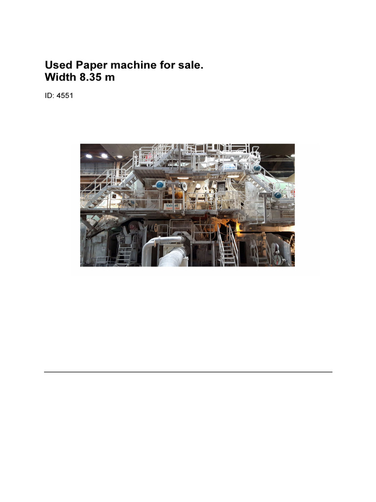 cns-4451 8350 paper machine | PDF | Paper | Machines