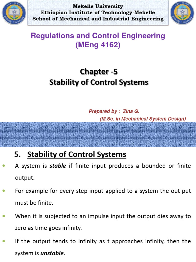 chapter-5 | PDF | Applied Mathematics | Control Theory