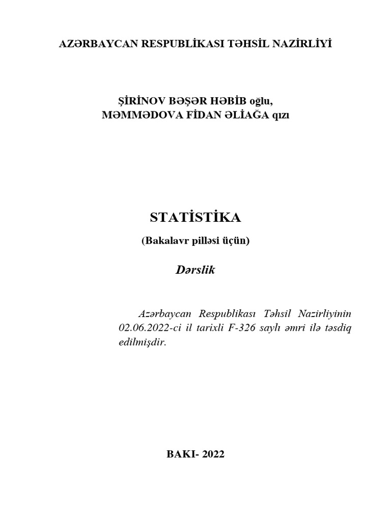 Statistik | PDF