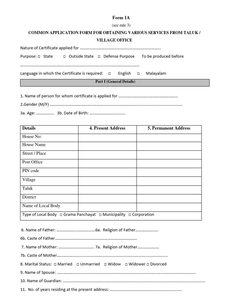 Caste Certificate | PDF | Identity Document | Government And Personhood