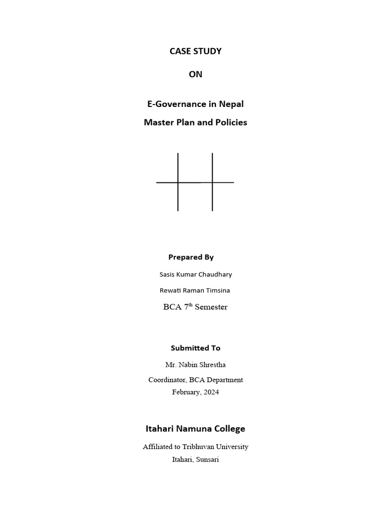 Case - Study - E-Gov (1) (AutoRecovered) | PDF | E Government | Governance