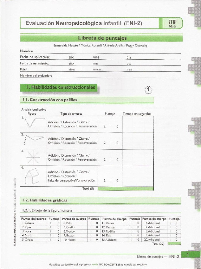 Eni 2 Calificación | PDF
