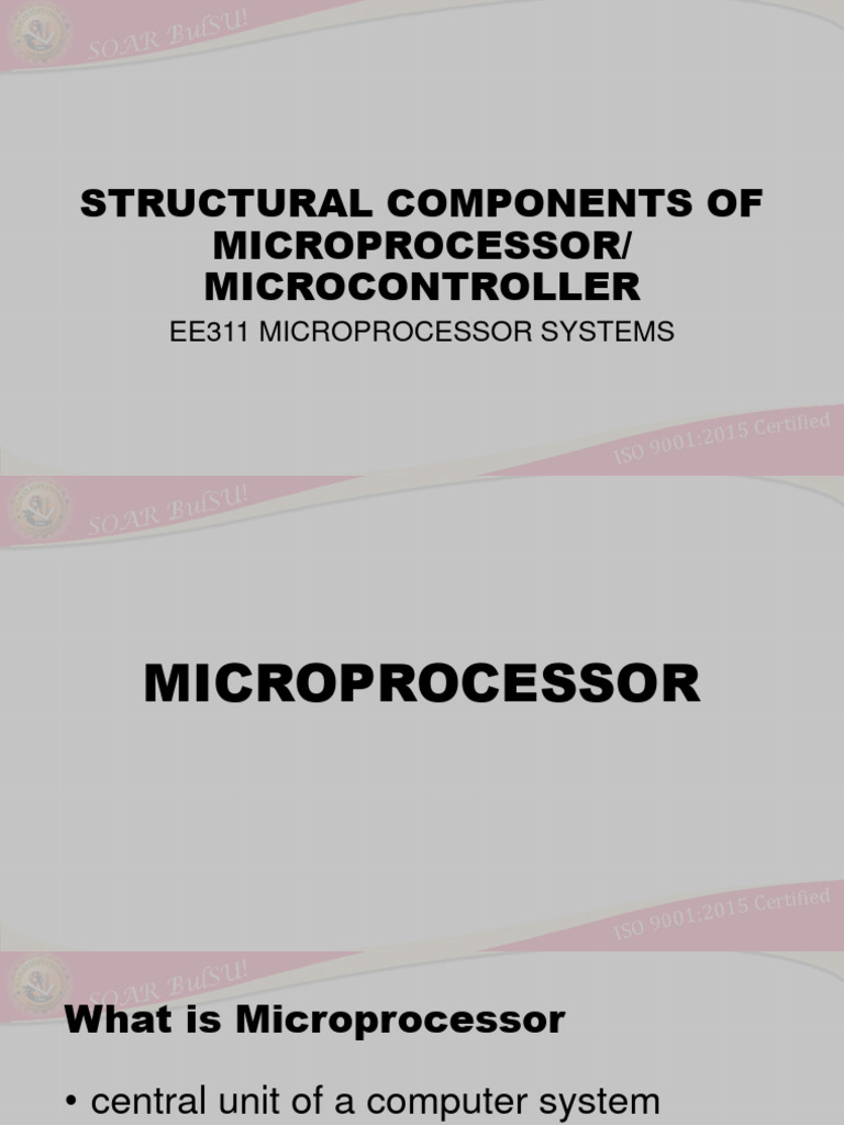 Microprocessor Systems Chapter 1 1 | PDF | Central Processing Unit | Microcontroller