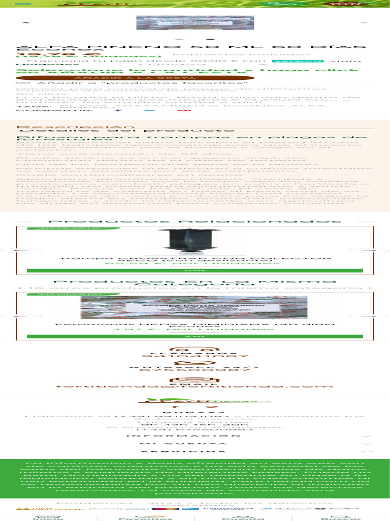ALFA PINENO 50 ML 60 DÍAS Econex | PDF