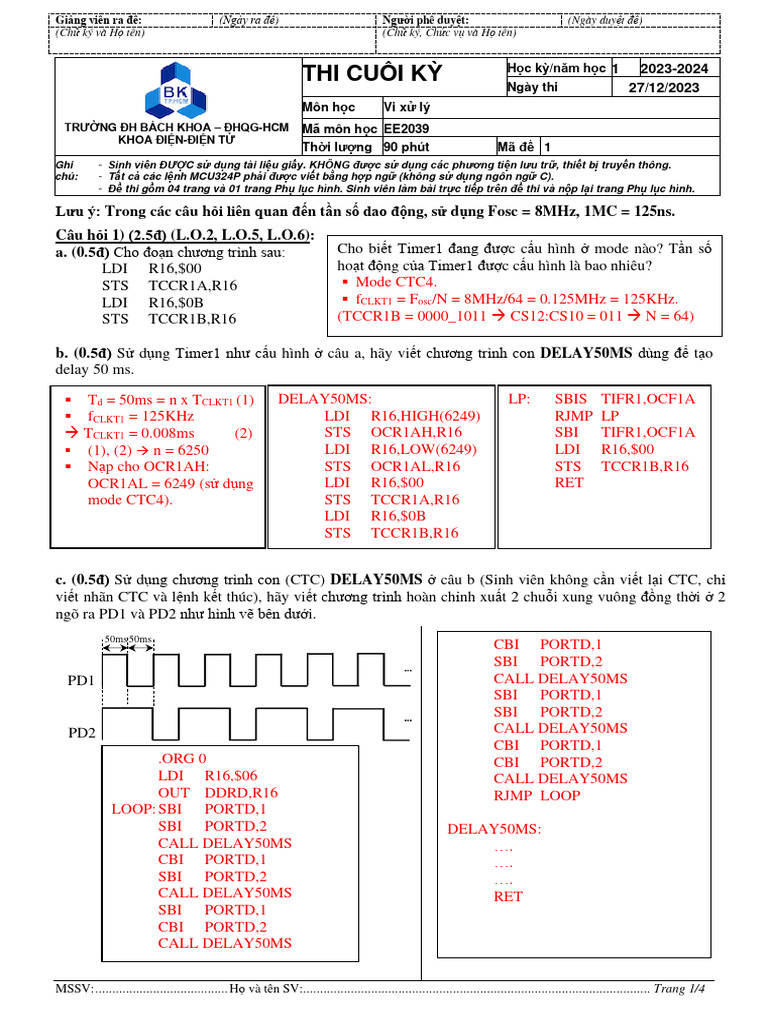 VXL Thi HK231 DE1 DA | PDF