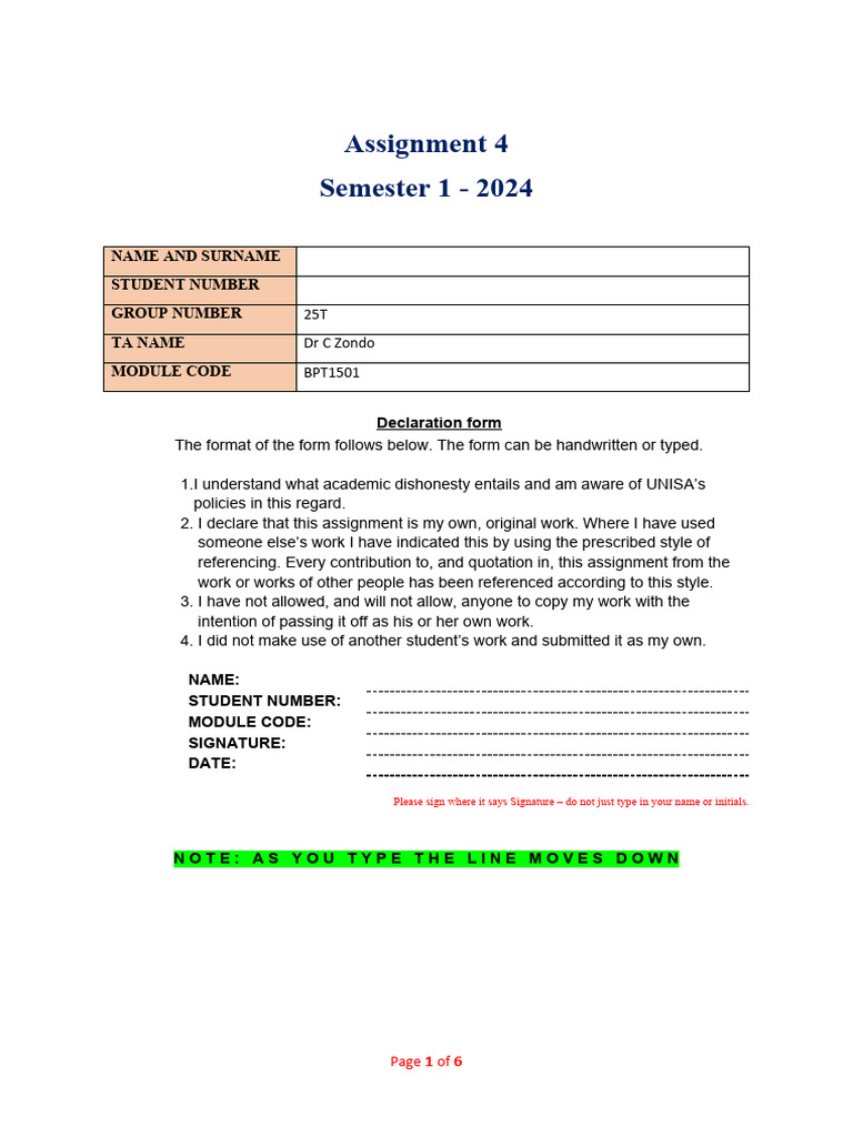 Assignment 4 Template - S1 - 2024 | PDF