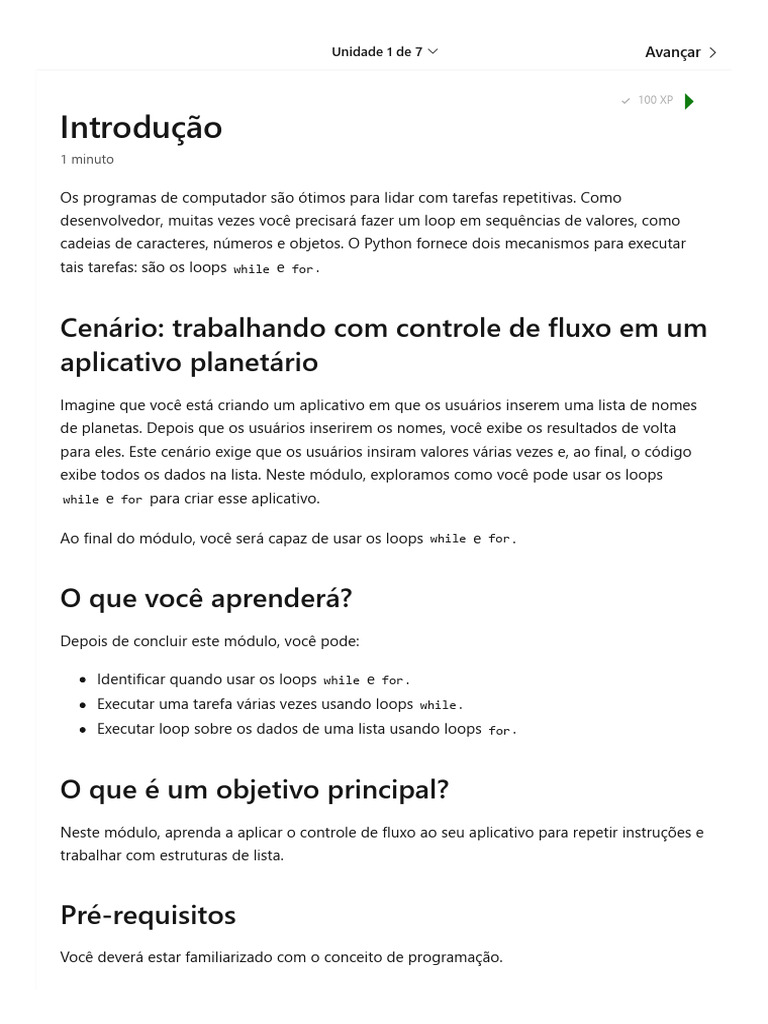 34 Introdução Training Microsoft Learn Pdf 