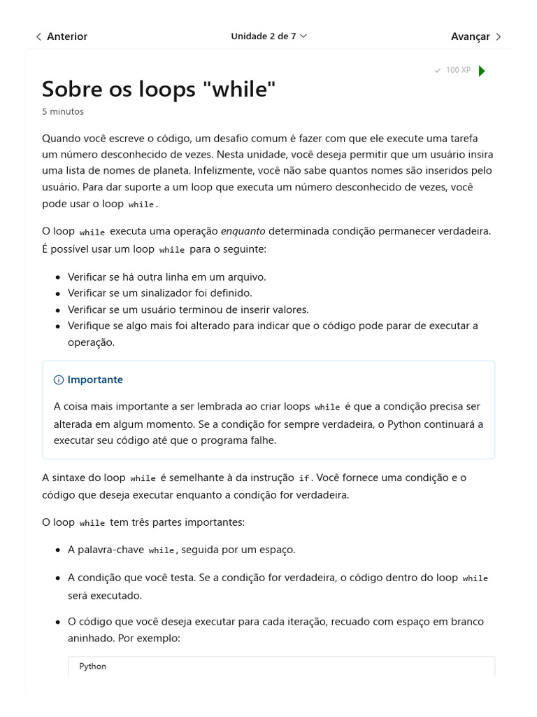 Entendendo O Loop While Em Python Pdf Python Linguagem De