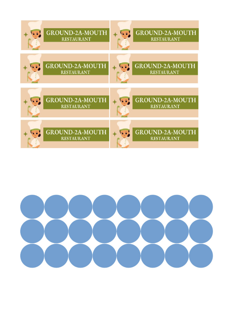 CWS 111 & 112 - Nutri Fest Printables | PDF