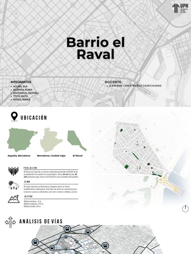 Barrio El Raval | Descargar gratis PDF | Barcelona
