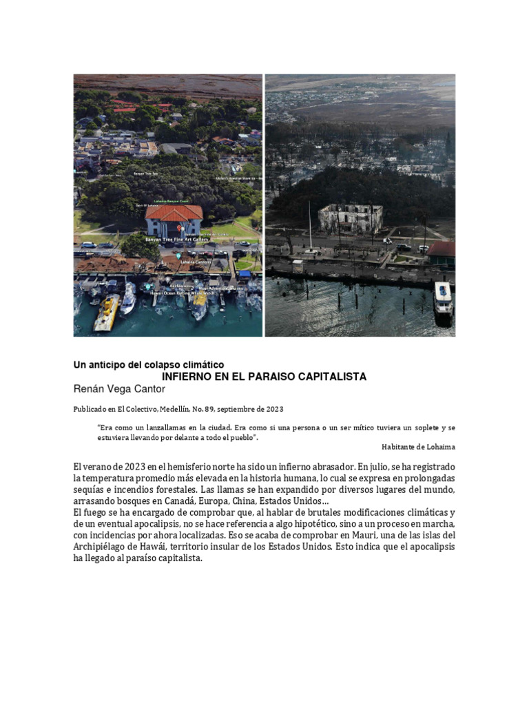 Incendio en El Paraiso | PDF | Herida | Maui