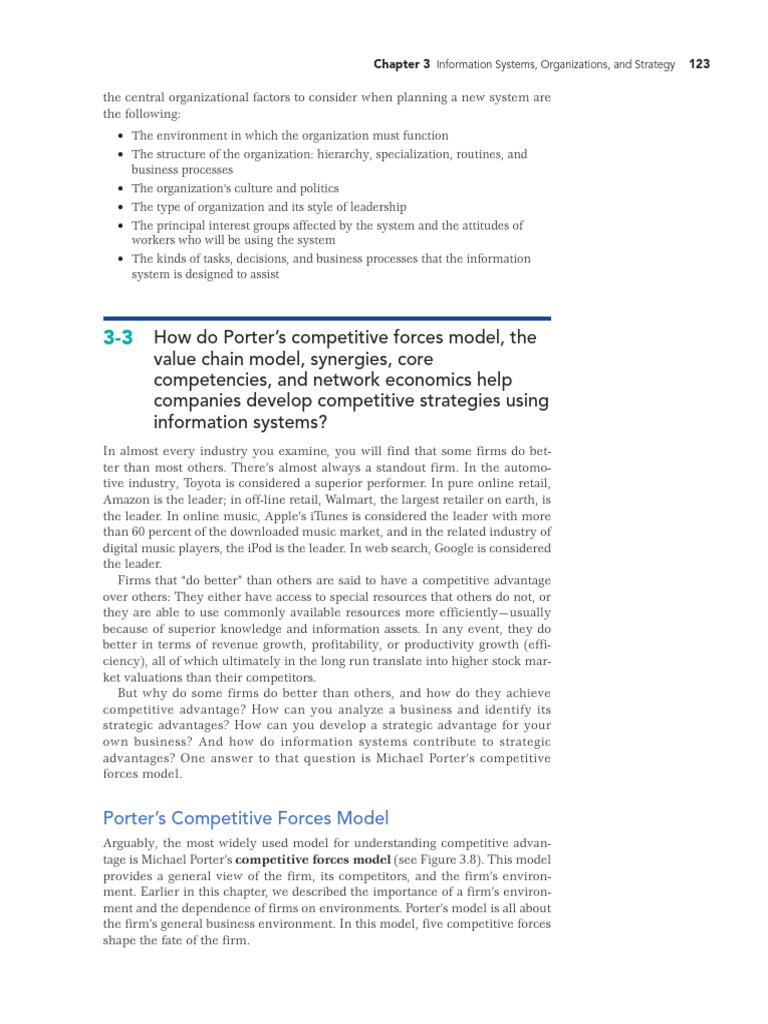 Porter 5 Forces and Value Chain | PDF | Value Chain | Supply Chain