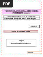 Project Proposal For Cattle and Goat Fattening and Dairy Farm (Final ...