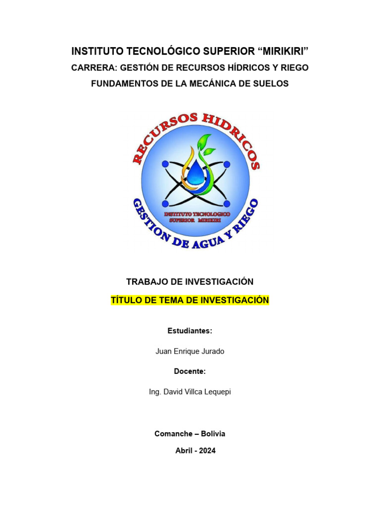 Formato para Trabajo de Investigaci-N - Fum | PDF