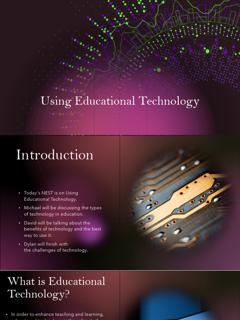 Nest - Using Education Technology | PDF | Educational Technology | Pedagogy