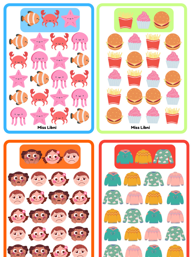 Fichas Rastreo Visual | PDF