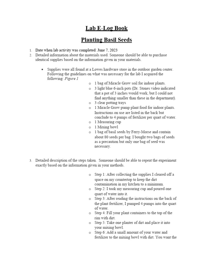 Basil Lab Download Free Pdf Soil Fertilizer