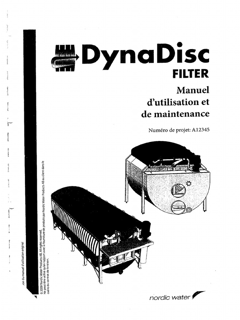 Fiche Techique Filtre DynaDisc | PDF