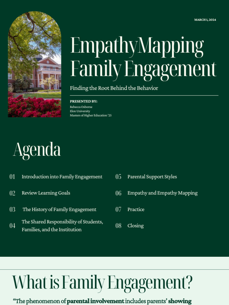 Family Engagement and Empathy Mapping | PDF | Empathy | Psychology