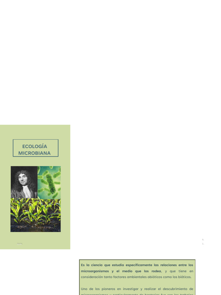 Annotated-Disciplinas EcologicasW.T.L | PDF | Microorganismo | Ecología