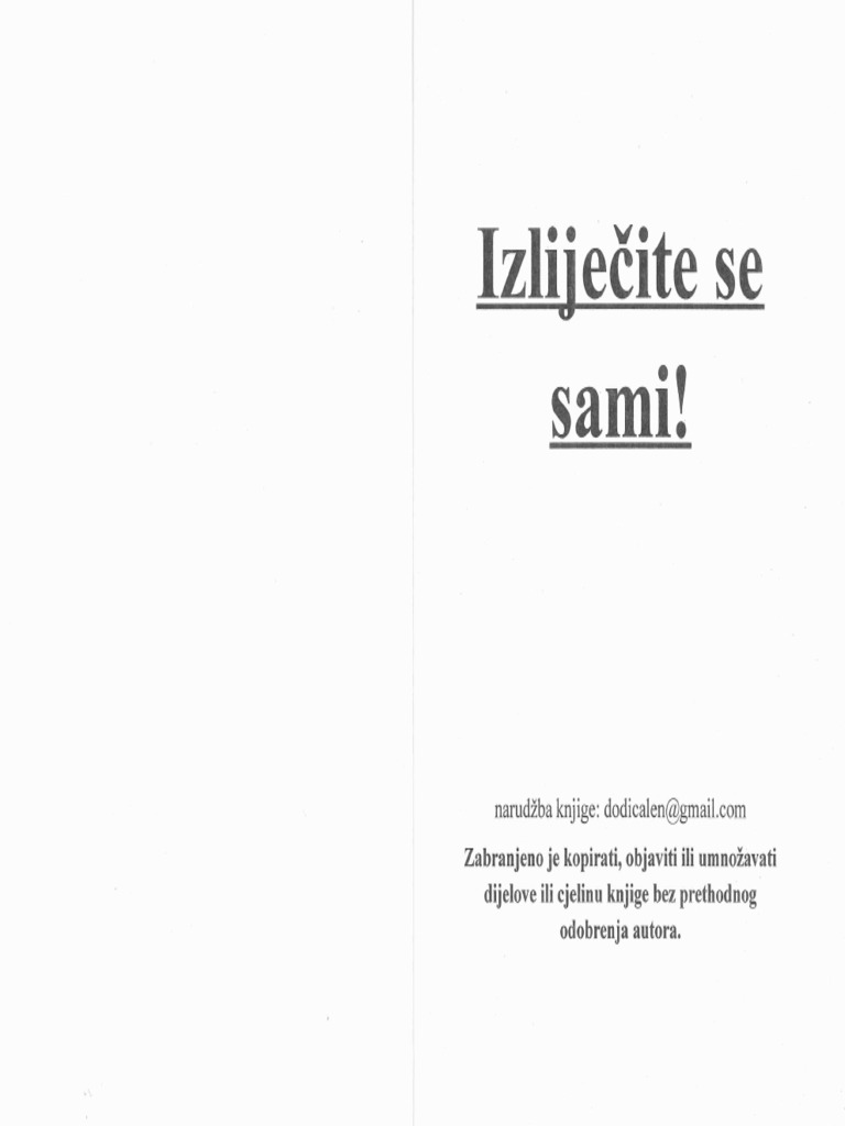 Izlecite Se Sami | PDF