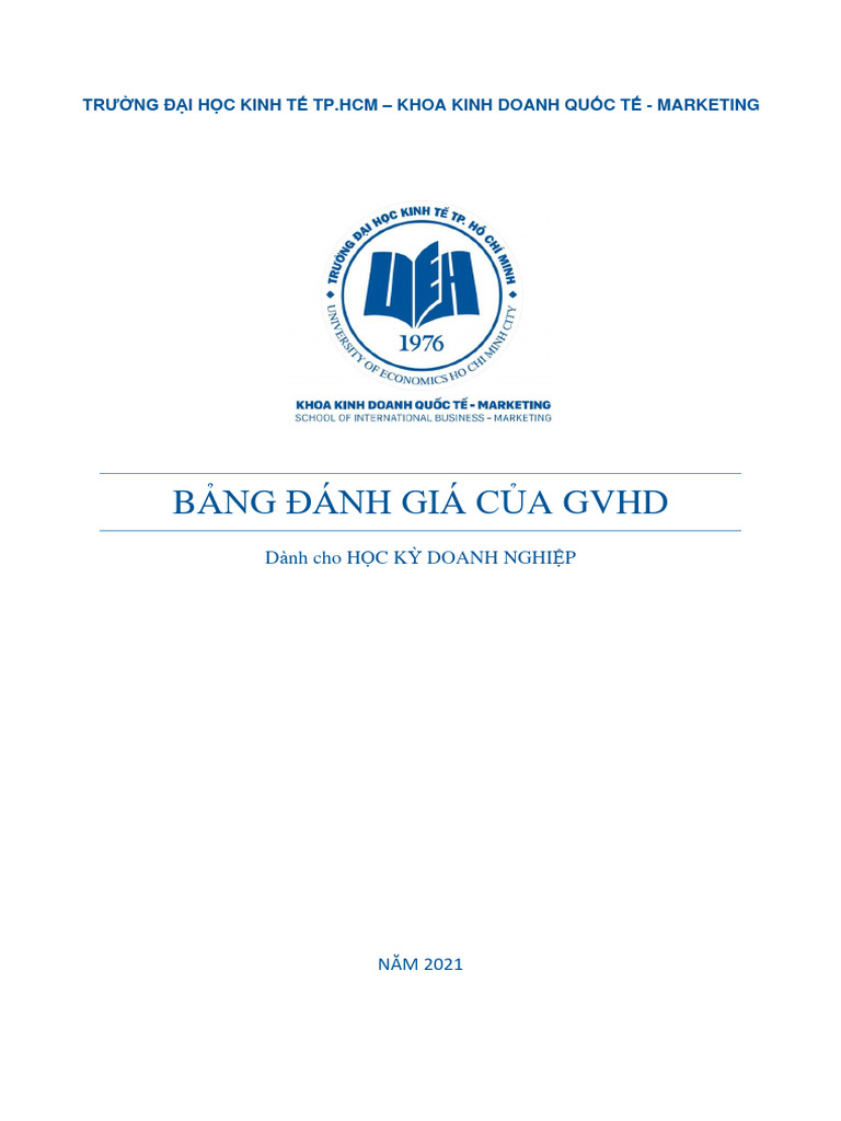 1b. HKDN GVHD 70 B NG ĐÁNH GIÁ C A GVHD | PDF